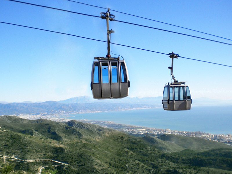 Ascent to Mount Calamorro with Benalmádena Cablecar